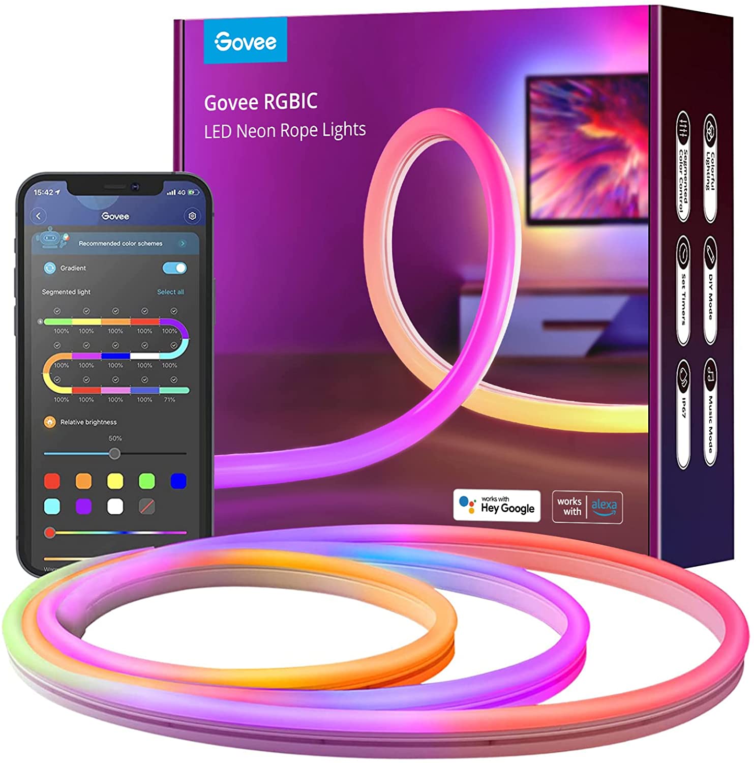 Govee Neon LED Strip 3 Metros Smartlife Costa Rica Govee Neon LED Strip 3 Metros Smartlife Costa Rica